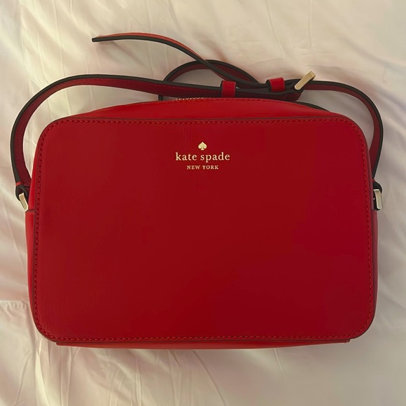 kate spade | Bags | Cherry Red Kate Spade Crossbody | Poshmark